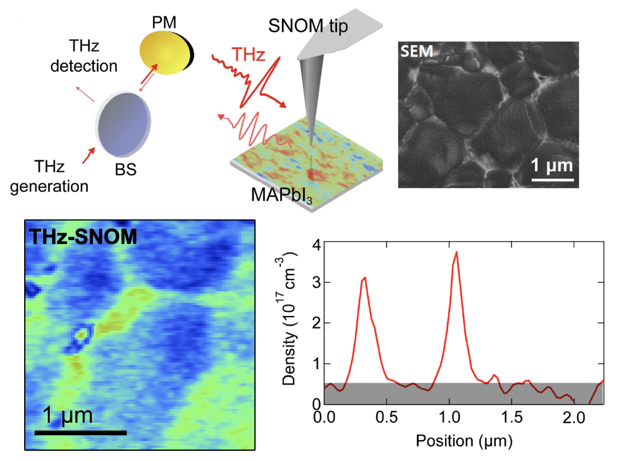 Terahertz nano-imaging of a perovskite solar cell | Ames Laboratory